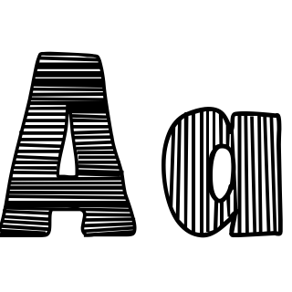 2TTF:TL FONT STRIPED UP