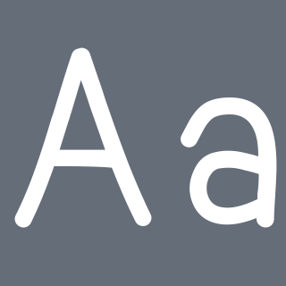 My first font // - iFontMaker Gallery